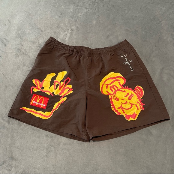 Cactus Jack | Shorts | Travis Scott Mcdonalds Shorts Mens Xl Brown ...